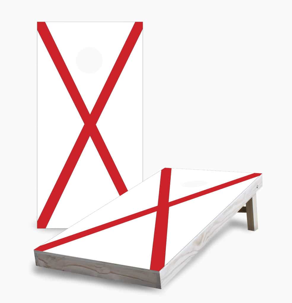 Alabama State Flag Cornhole Game Set | Board & Bags