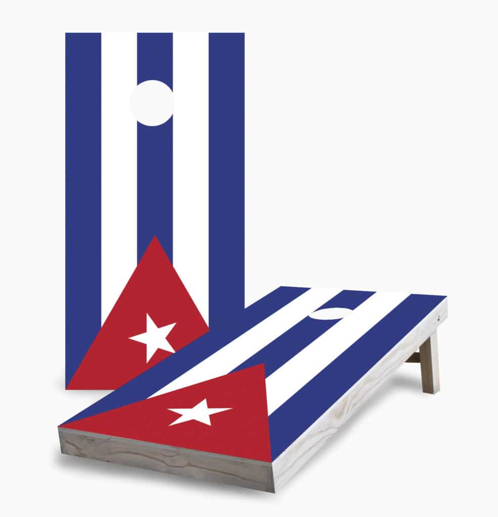 Cuban Flag Cornhole Game Set | Board & Bags