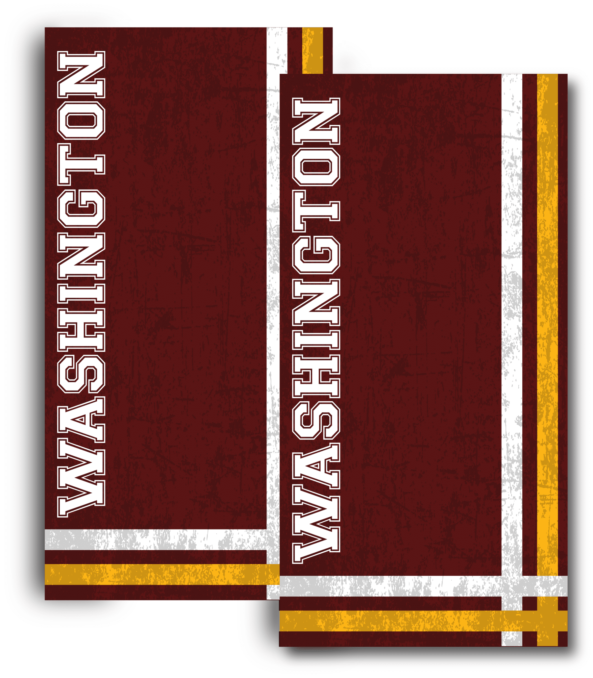 Washington Commanders 4 Stripe Cornhole Wraps – Cornhole Worldwide